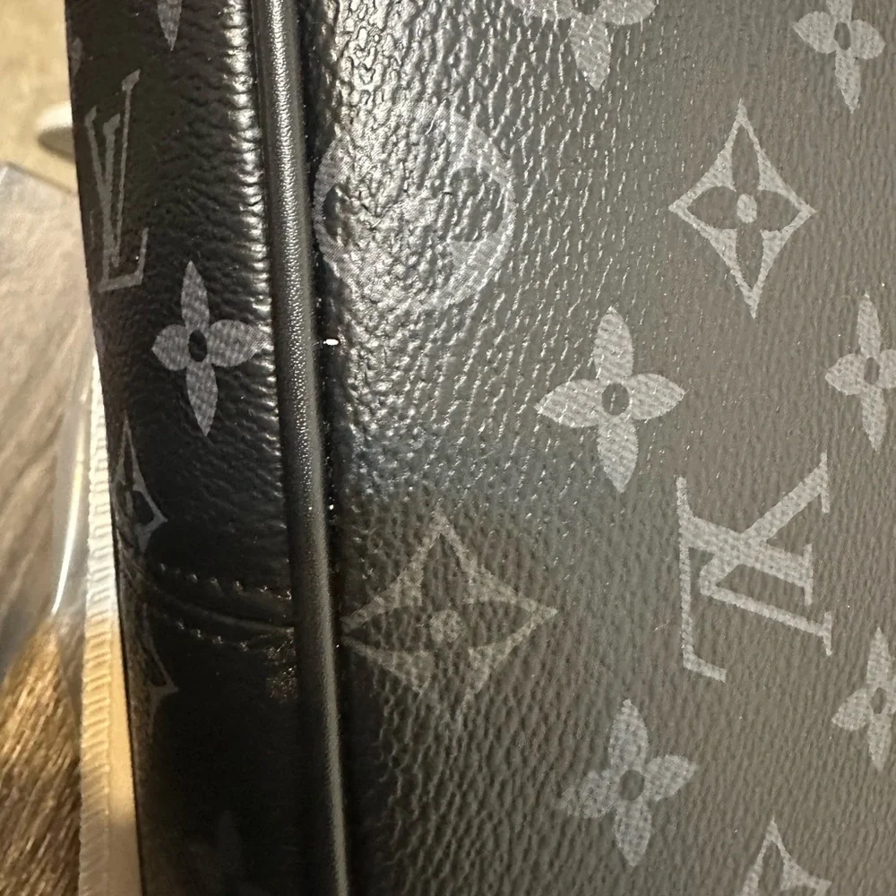 Louis Vuitton | Bags | Louis Vuitton Black And Gray Monogram Messenger ...